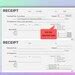 Receipt Template Excel And Google Sheets Convertible Pdf Receipt Form