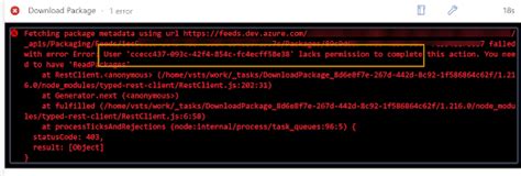 adventures in devops resolve pipeline execution user lacks permission error in azure devops