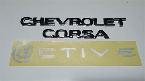 Chevrolet Corsa Active Emblemas Y Calcomanía Envío gratis