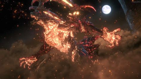 Final Fantasy Xvi Demo Phoenix Vs Eikon Of Fire Youtube