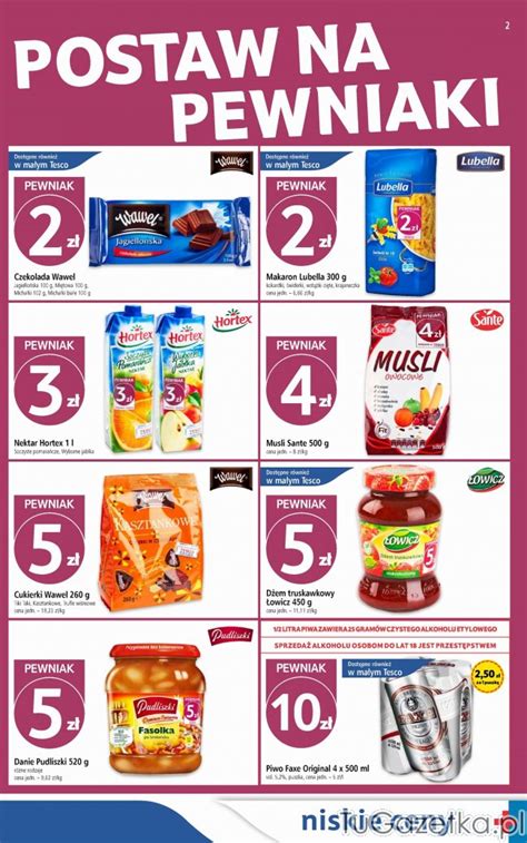 Gazetka Tesco strona 2 Tesco Artykuły spożywcze tuGAZETKA pl