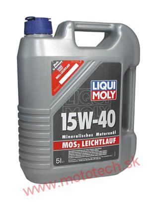 Motorový olej LIQUI MOLY MOS2 LEICHTLAUF 15W 40 1 Liter