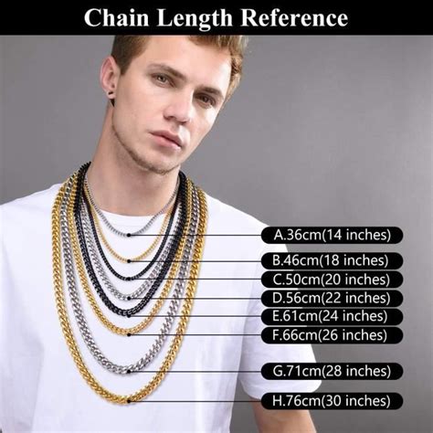 Chaîne Cubaine Homme Femme Chaînes Maille Gourmette 3Mm 6Mm 9Mm 12Mm