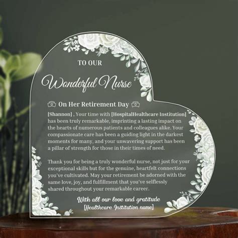 Nurse Retirement Gift Nurse Practitioner Gift Personalized Retirement