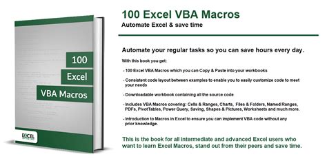 100 excel vba macros ebook