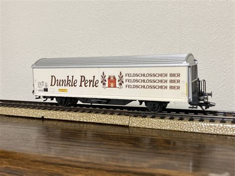 Feldschlösschen 8 Märklin HO Beer Wagons and Miniature Models