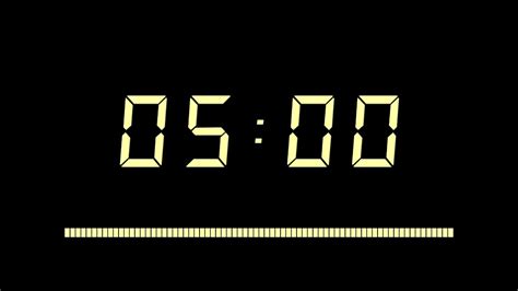 5 Minute Countdown Timer That Changes Color With Sound An End Alarm