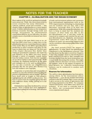 Fillable Online Globalisation And India K IV PMD Ncert Fax Email