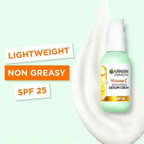Garnier Skin Active Vitamin C Serum Cream SPF25 50ml Wilko