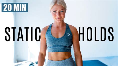 20 MIN FULL BODY WORKOUT Isometric Exercises At Home To Build Lean