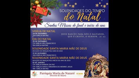 Ao Vivo Vigília de Natal YouTube