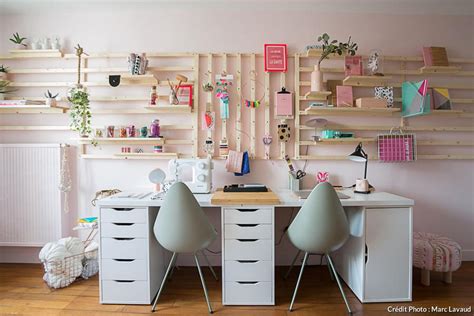 Organiser son bureau créer un rangement mural modulable Rangement