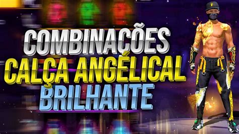 MELHORES COMBINAÇÕES DE ROUPAS NO FREE FIRE A CALÇA ANGELICAL