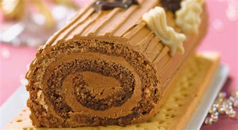 Bûches de Noel Chocolat vanille caramel Gourmand