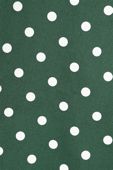 Kylie Green Polka Dot Swing Dress Hearts Roses London