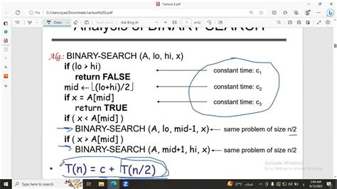 1 lec2 recurrences iteration method شرح مبسط youtube