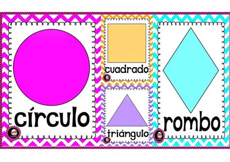 Lindas tarjetas de figuras geométricas Didáctica Educativa