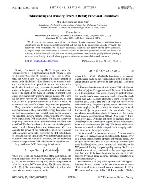 pdf understanding and reducing errors in density functional calculations