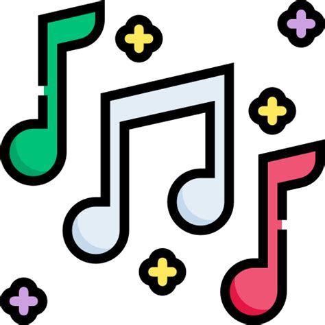 Music Detailed Straight Lineal Color Icon