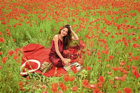 Amapola Conmemoración O Anzac Day Belleza De La Cara De La Mujer Foto