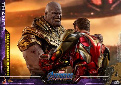 The Avengers Endgame Thanos Battle Damaged Figur Hot Toys