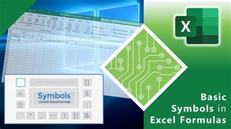 Excel Basic Symbols In Formulas YouTube