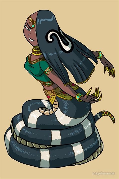 Female Cobra Naga MONSTER GIRLS Series I By Angela R Sasser