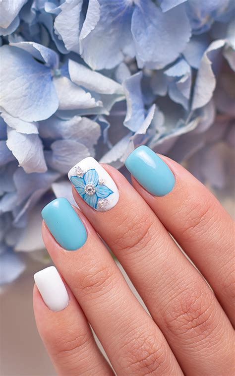 Blue Nails Design
