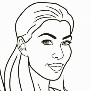 40 Desenhos De Rosto Feminino Para Imprimir E Colorir Pintar