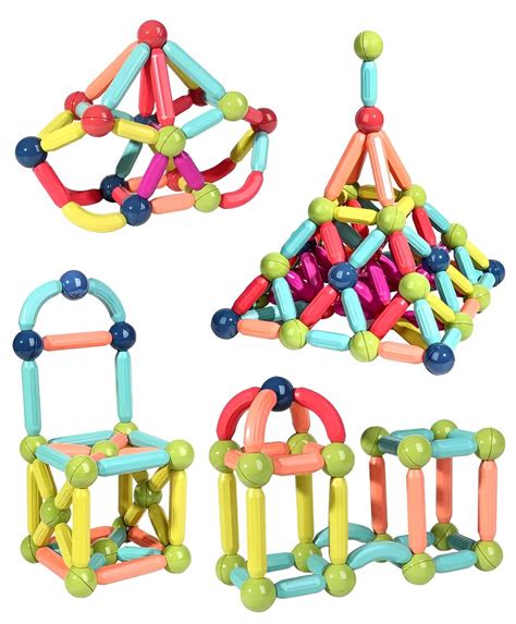 Klocki Magnetyczne Konstrukcyjne Edukacyjne Sticks El M Imp