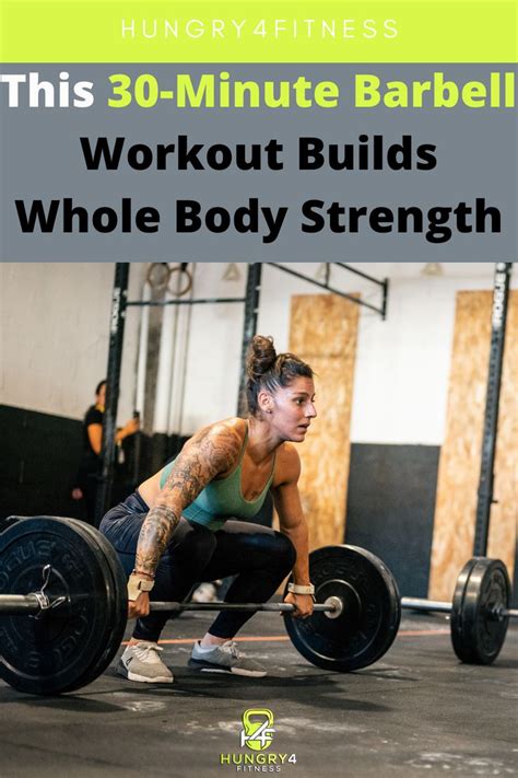 30 Minute Barbell Workout Barbell Workout Barbell Workout For Women