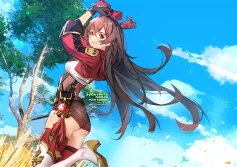 Amber Genshin Impact Image 3529063 Zerochan Anime Image Board
