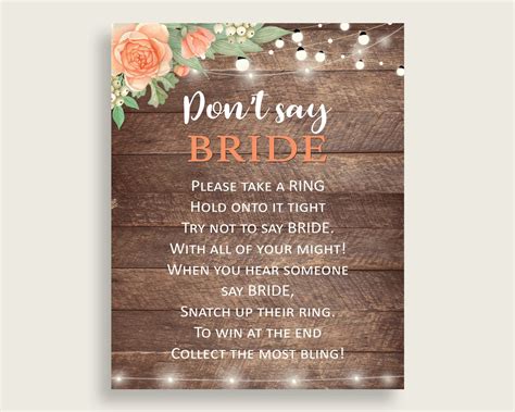 A Wooden Sign That Says Don T Say Wedding