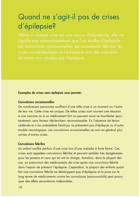 Ce qu il faut savoir sur l épilepsie PDF Téléchargement Gratuit
