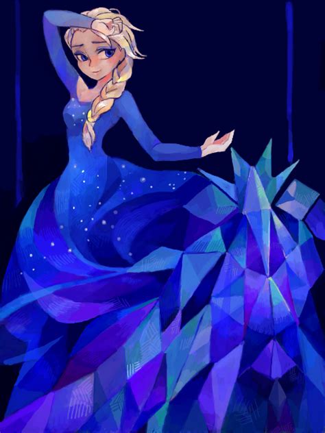 Safebooru 1girl Blonde Hair Blue Eyes Braid Dress Elsa Frozen Eyeshadow Frozen Disney Long