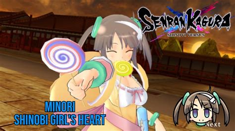 Minori Shinobi Girl S Heart Senran Kagura Shinovi Versus Youtube