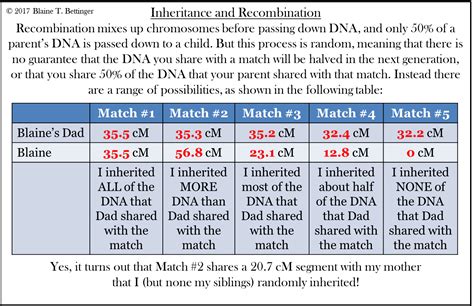 inheritance of dna segments the genetic genealogist