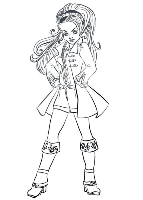 Coloriage Descendants Imprimer Gratuitement Disney