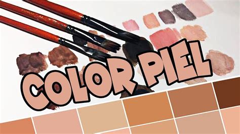 Cómo hacer color piel en diferentes tonalidades PINTURA ACRILICA