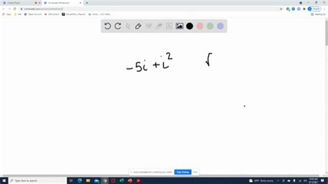 Solved Write The Complex Number In Standard Form And Find Its Complex