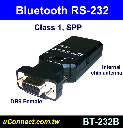 Class 1 Bluetooth RS 232 Adapter Wireless Serial Bluetooth RS232