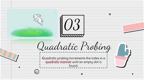3 hashing quadratic probing youtube
