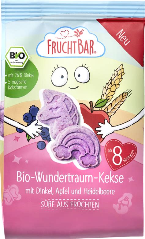 Frucht Bar Bio Wundertraum Kekse Mit Dinkel Apfel Und Heidelbeere Ab 1