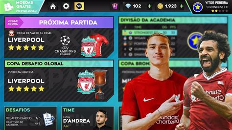 DLS 23 Modo Carreira Strongest FC 8 Champions League Contra O