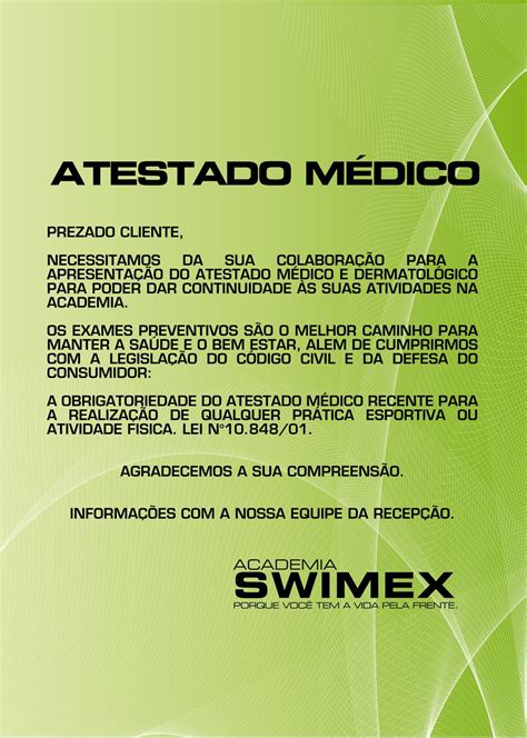 Exemplo De Atestado Medico Para Atividade Fisica Vários Exemplos