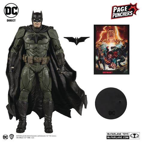 Black Adam Batman Page Punchers 7 Inch Scale Action Figure With Black