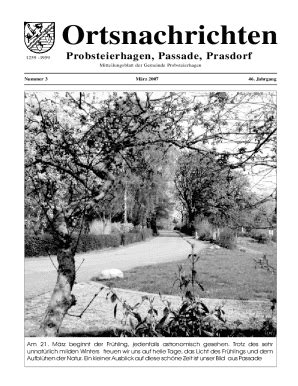 Ausf Llbar Online Mitteilungsblatt Der Gemeinde Probsteierhagen Fax