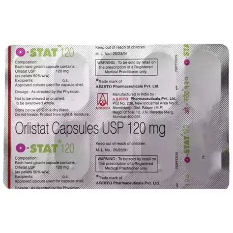 O Stat 120 Capsule Uses Price Dosage Side Effects Substitute Buy