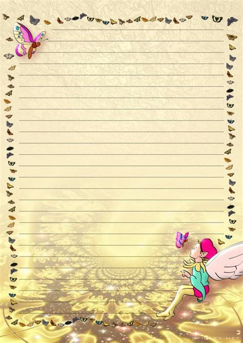 Papiers A Lettres A Imprimer Writing Paper Printable Stationery