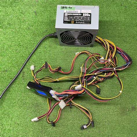 DB55 52 激安 PCパーツ大売り出し 玄人志向 KRPW SS600W 85 600W 電源BOX 電源ユニット 電源テスターにて